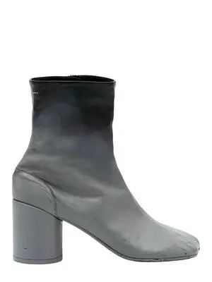 MAISON MARGIELA Leather Ankle Boots - Grey