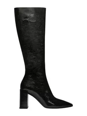 COURREGES Block-heeled Knee-high Boots - Black