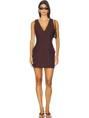HERSKIND Gemma Dress - Mahogany