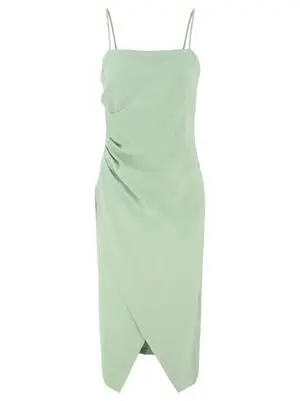 Marella Draped Midi Dress - Green