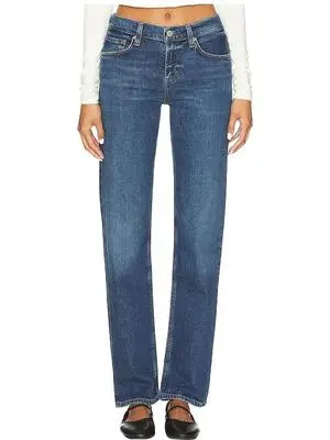 AGOLDE Low Rise Slim Jeans - Slick