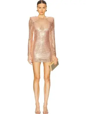 ZHIVAGO Chryse Way Mini Dress - Nude