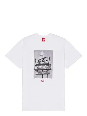 ICECREAM Dive Short Sleeve Tee - White