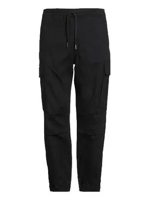 Armani Exchange Cargo Pants With Brand Logo - Black