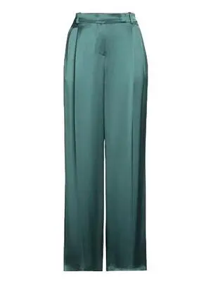 Pinko Wide-leg Satin Pants - Green