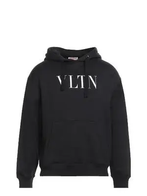 Valentino Garavani Cotton Blend Logo Hoodie - Black