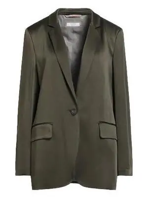 Peserico Single-breasted Blazer - Green