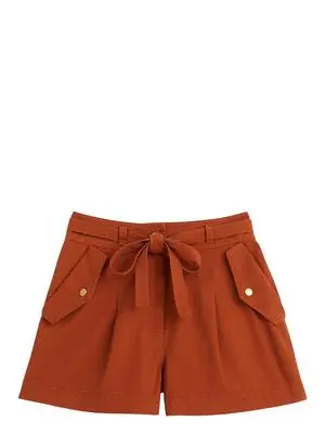 COACH Restored Garment-dyed Shorts - Rust