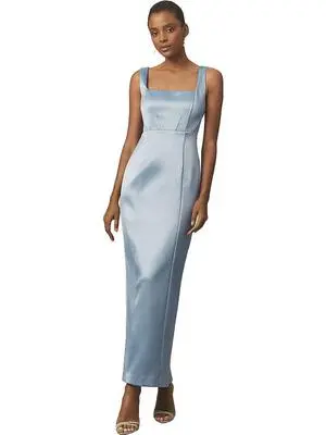 princess polly baby blue dress Bhldn Strapless Corset Jacquard A-Line Maxi Dress In White Dahlia - 45% Off