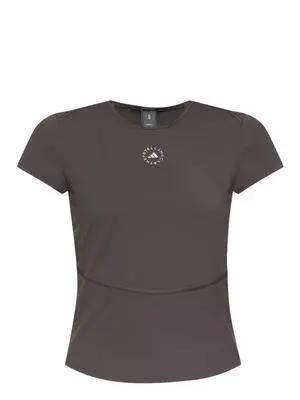 Adidas By Stella McCartney Logo-detail T-shirt - Grey