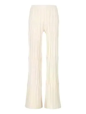 MRZ Pleated Flared Trousers - Neutrals