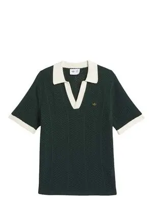 Adidas X Edison Chen Clot Pique Polo Shirt - Green Night