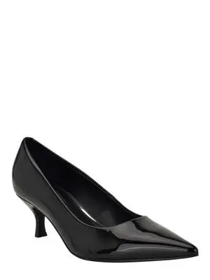 Nine West Sisko Pointed-toe Kitten Heel Pumps - Black