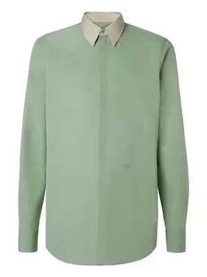 Fendi Cotton Poplin Shirt - Green