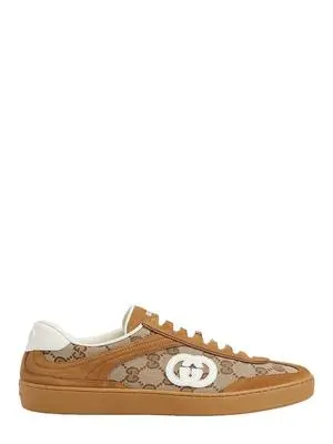 Gucci G75 Gg Canvas Sneakers - Brown