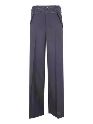 Sacai Belted Panelled Trousers - Black