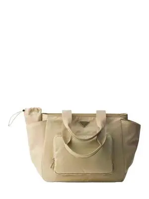 Prada Re-nylon Baby-bottle Tote Bag - Neutrals