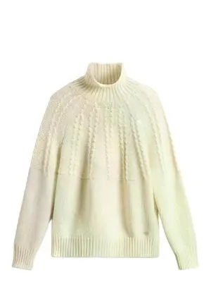Woolrich Cable-knit Turtleneck Sweater - White