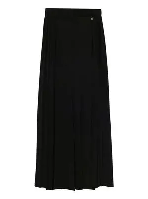 Giuseppe Di Morabito Virgin Wool Pleated Skirt - Black