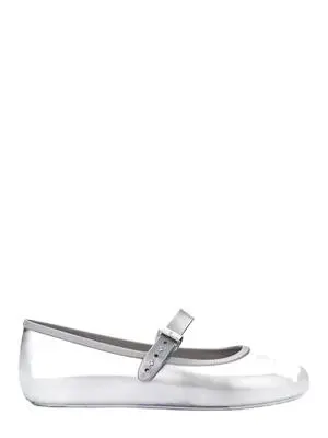 Melissa Soft Buckle-strap Ballerinas - Grey