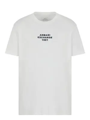 Armani Exchange Logo-print T-shirt - White