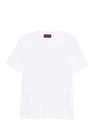 Gucci Short-sleeve Crew-neck T-shirt - White
