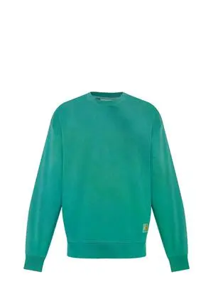 Carhartt Work In Progress Hudson Logo-patch Sweatshirt - Green