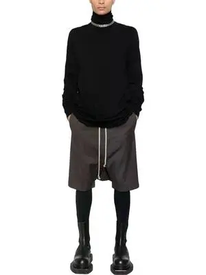 Rick Owens Drawstring Bermuda Shorts - Grey