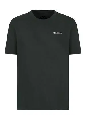 Armani Exchange Logo-print T-shirt - Black