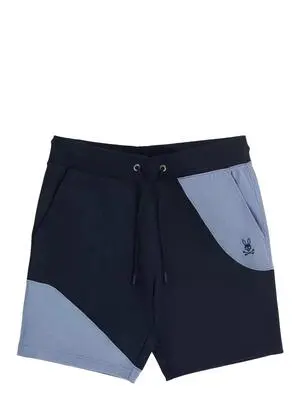 Psycho Bunny Cotton Running Shorts - Blue