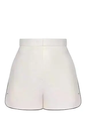 Max Mara Orbita Tailored High-waisted Shorts - White