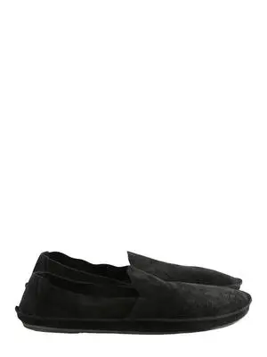 THE ROW Suede Loafers - Black