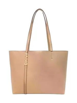 Dkny Logo-plaque Tote Bag - Neutrals