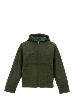 A.p.c. Hooded Zip-front Jacket - Green