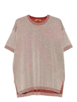 Missoni Metallic-effect Top - Red