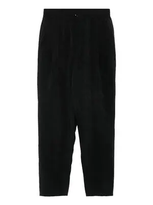 Giorgio Armani Elastic-waistband Trousers - Black