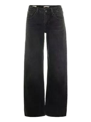 LEVI'S Low-rise Straight-leg Jeans - Black