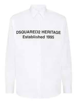 Dsquared2 Printed Shirt - White