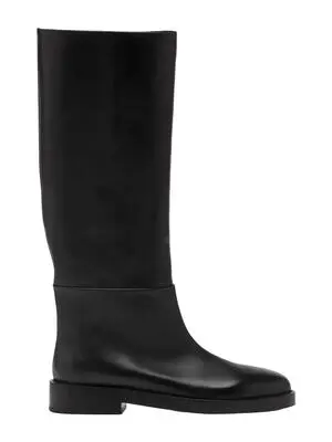 Marsèll Leather Knee-high Boots - Black