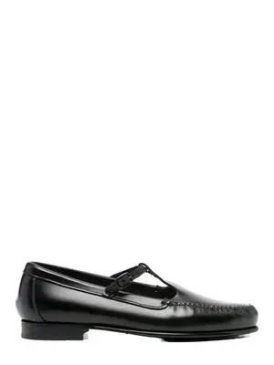 Hereu Buckle-detail Loafers - Black
