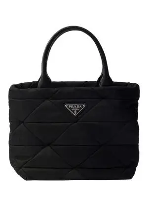 Prada Re-nylon Padded Tote - Black