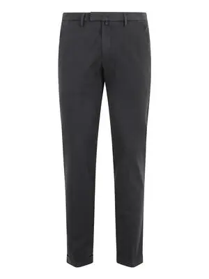 BRIGLIA 1949 Cuffed Trousers - Grey
