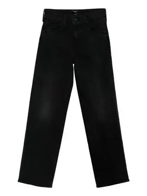 MOTHER Straight-leg Jeans - Black