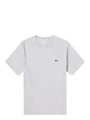 Lacoste Logo-patch Cotton T-shirt - Grey