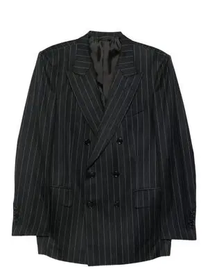 TOM FORD Pinstripe Double-breasted Suit - Grey