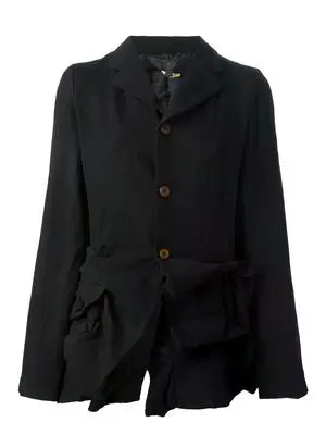 Comme Des Garçons Draped Jacket - Black