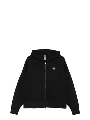 Adidas By Stella McCartney Scuba Zip-up Hoodie - Black