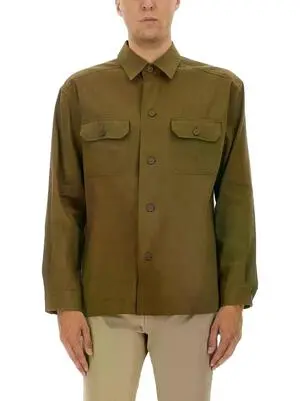 BOSS Double-pocket Shirt - Green