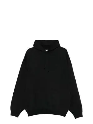 Vetements Logo-embroidered Hoodie - Black