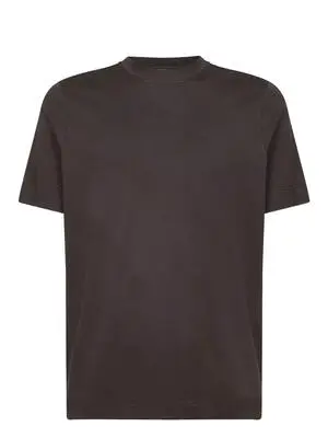 D4.0 Crew-neck Short-sleeve T-shirt - Brown